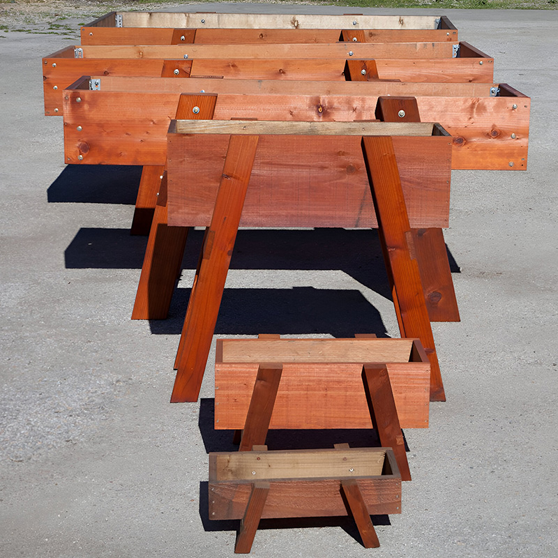 Custom Elevated Garden Boxes in Santa Cruz, CA